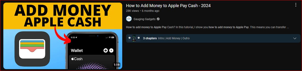 5 Easy YouTube Videos to Learn How to Add Money to Apple Pay