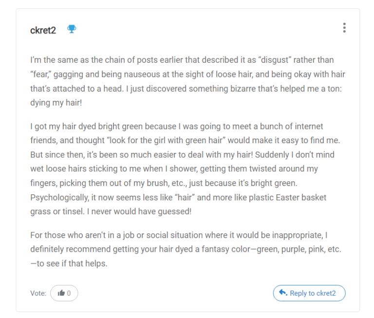 What Does Chaetophobia Involve? Understanding the Fear of Hair